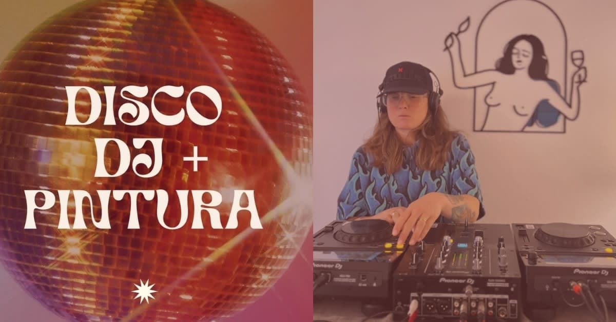 Paint, Dance & Unlimited Wine: PINTA DISCO in Madrid’s Centro | Workshop