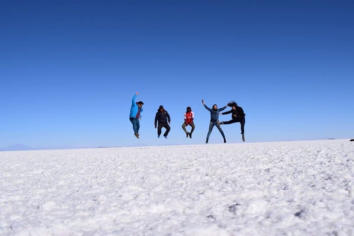 Salar de Uyuni Classic Full-Day Tour — Train Cemetery to Incahuasi Island